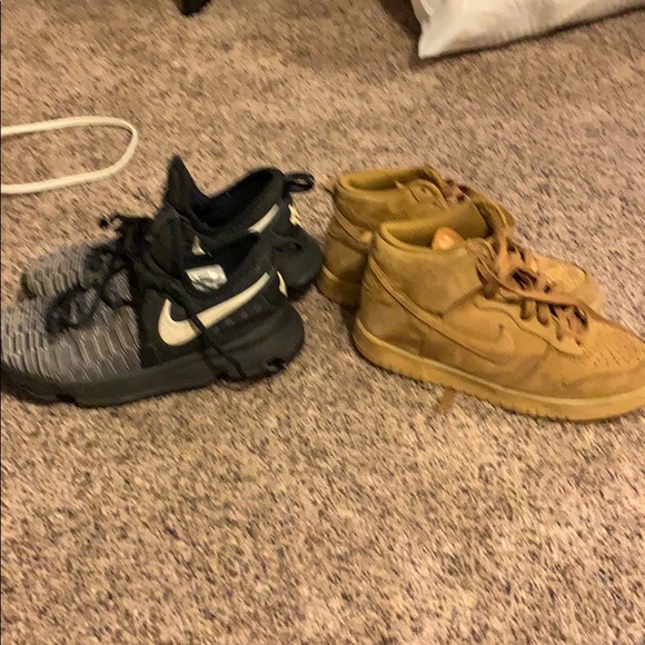 Nike | Shoes | Nike Shoe Bundle Kds And Boots | Poshmark